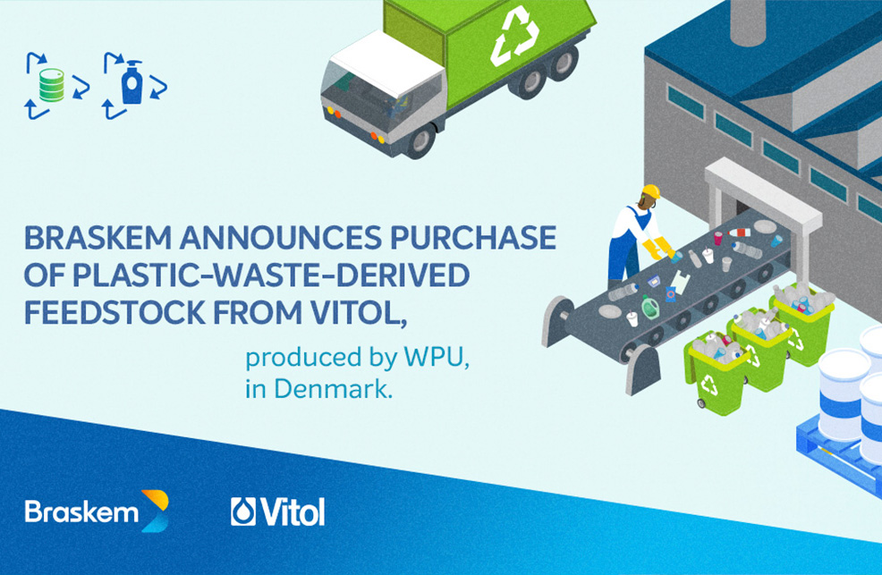 Braskem Europe - Braskem to purchase plastic-waste-derived feedstock from Vitol SA, produced by ...